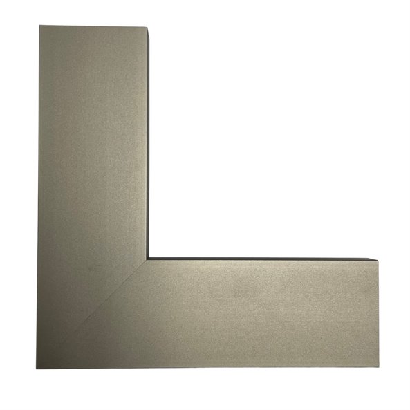 Imola Light Bronze Corner Aluminum Profile Samples | Cronos Design