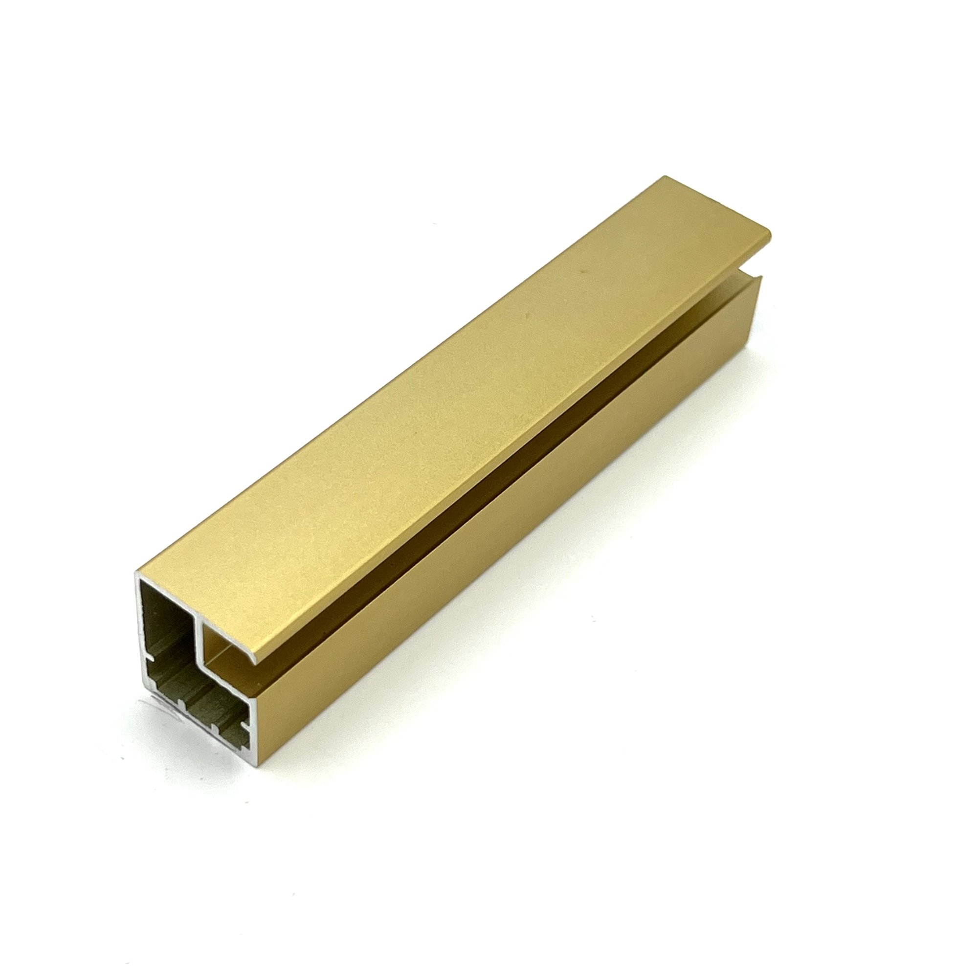 BRW Matte Gold Aluminum Profile Samples | Cronos Design