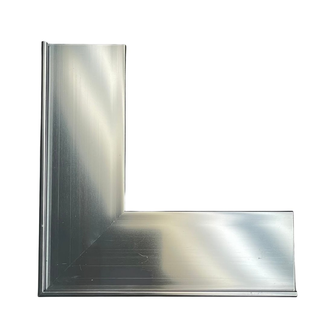 Corleone 877 Chrome Corner Aluminum Profile Samples | Cronos Design