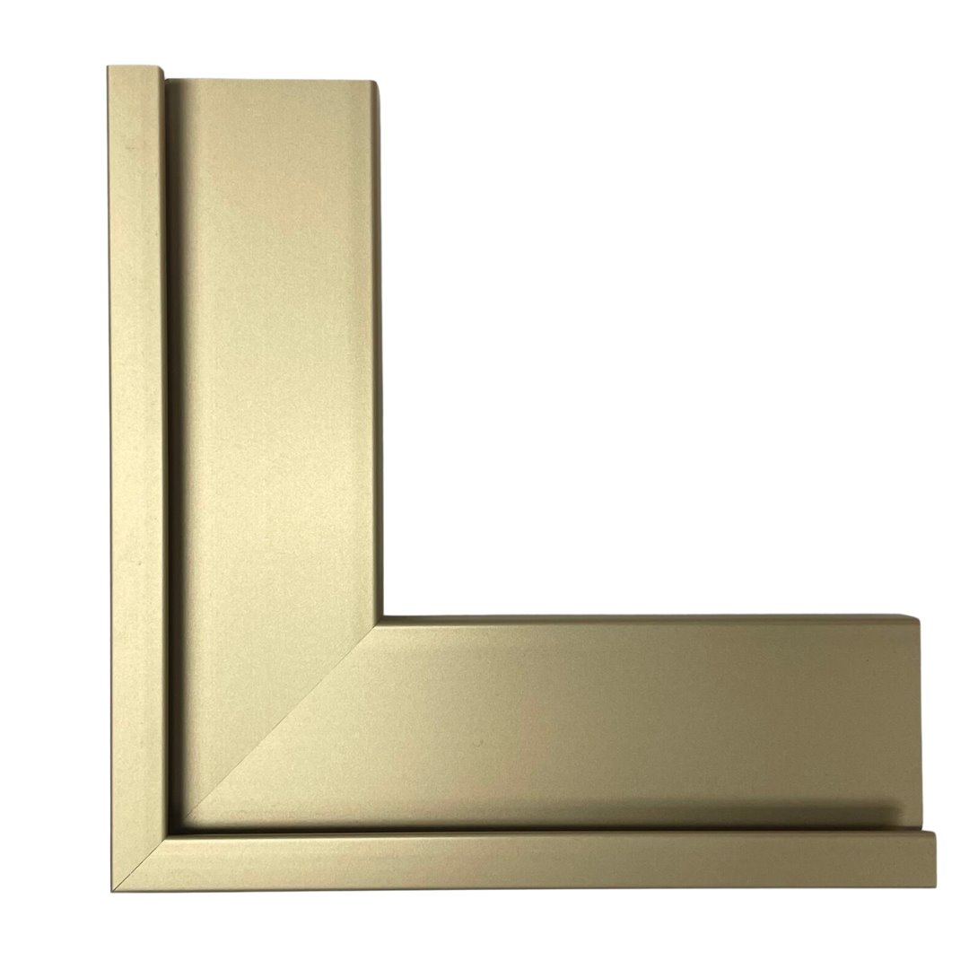 Modena 003 Gold Corner Aluminum Profile Samples | Cronos Design