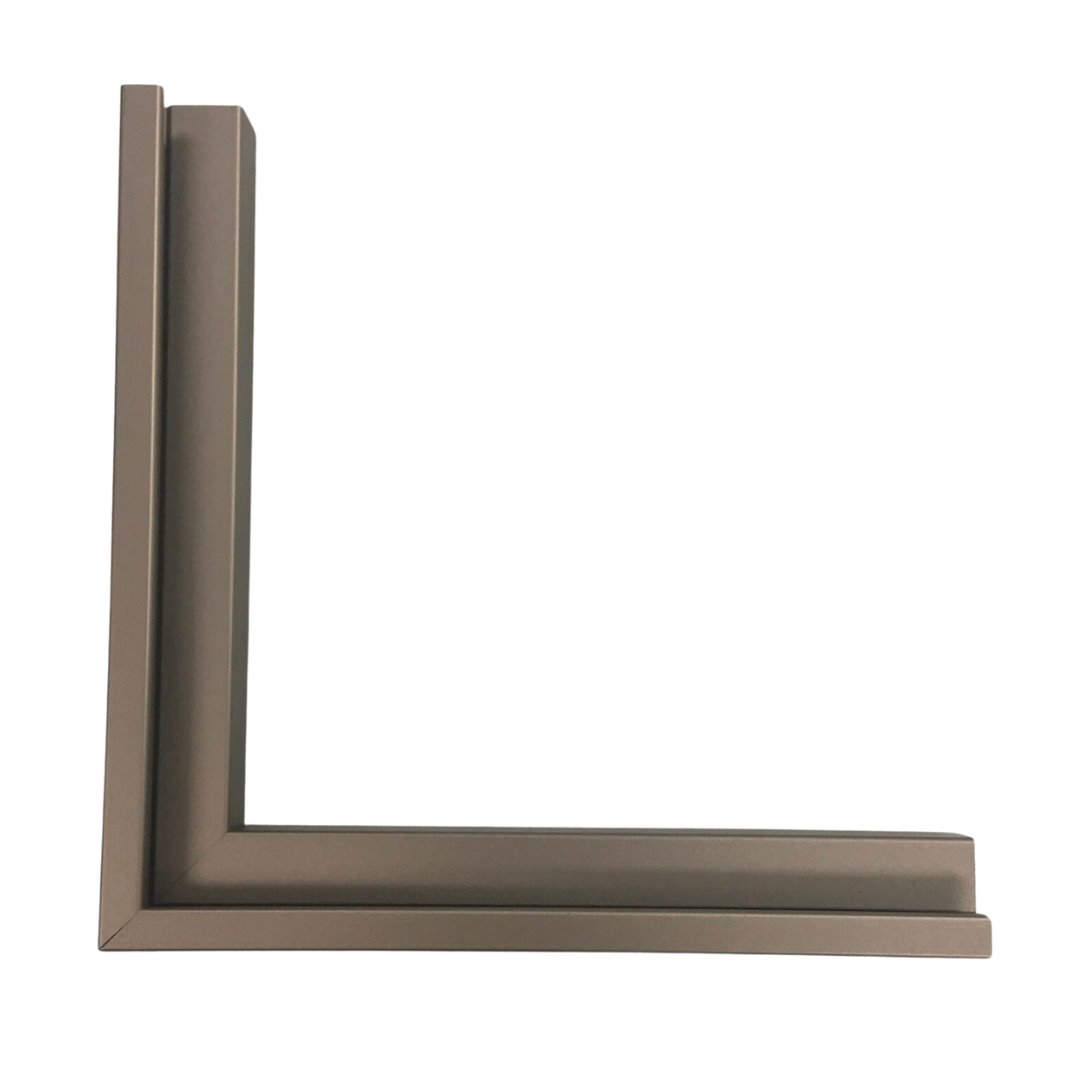 Verona Light Bronze Corner Aluminum Profile Samples | Cronos Design