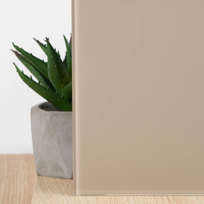 Lacobel Light Brown 1236 Glass Samples | Cronos Design