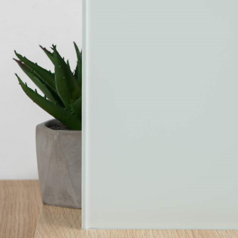 Lacobel Soft White 9010 Glass Samples | Cronos Design