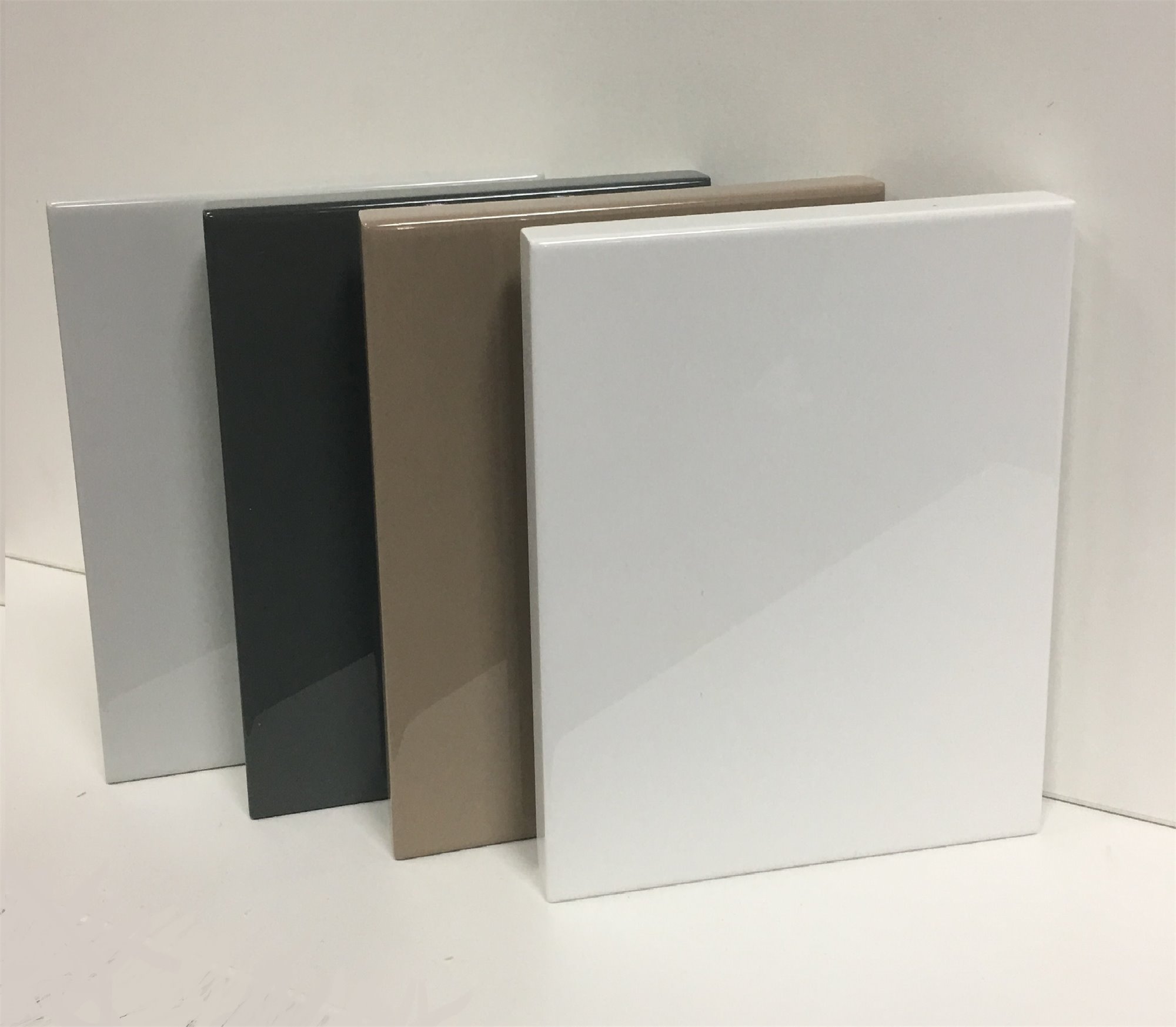 Slab High Gloss/Matte Basalt Grey (7102) Lacquered Samples | Cronos Design
