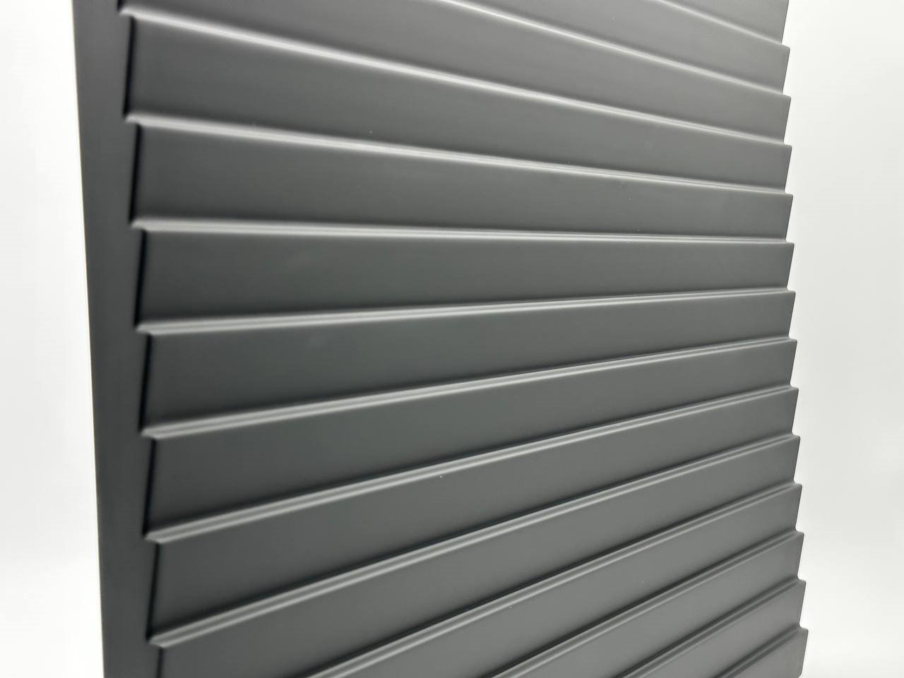 M6 RAL 7043 Reeded Panel Reeded Panels Samples | Cronos Design